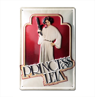 Star Wars Princess Leia - Tin Plate - Der Lifestyle Laden für die Familie