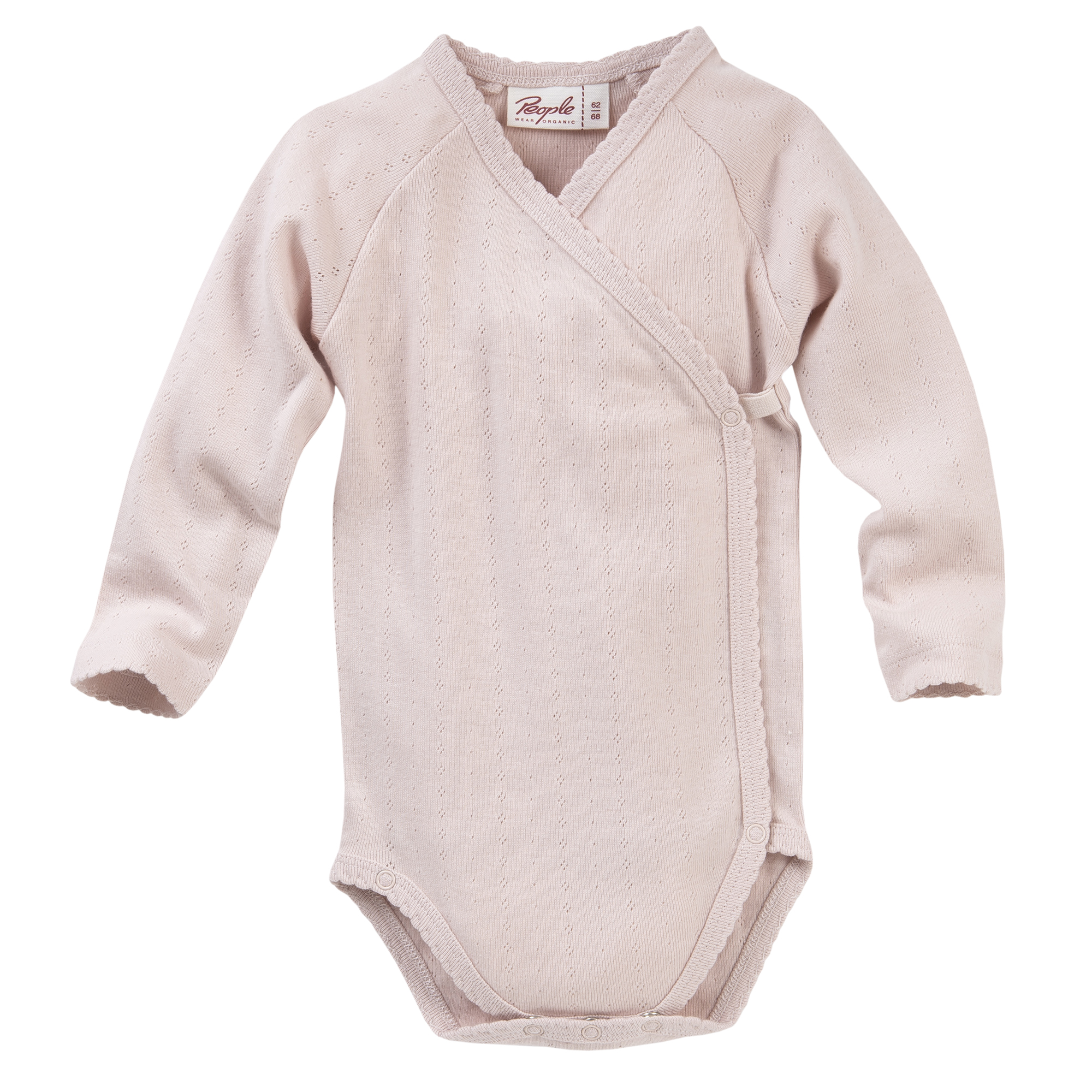 Langarm-Wickelbody hellrosa - Der Lifestyle Laden für die Familie