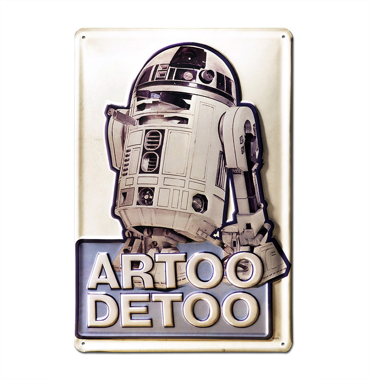 Star Wars Artoo Detoo - Tin Plate - Der Lifestyle Laden für die Familie